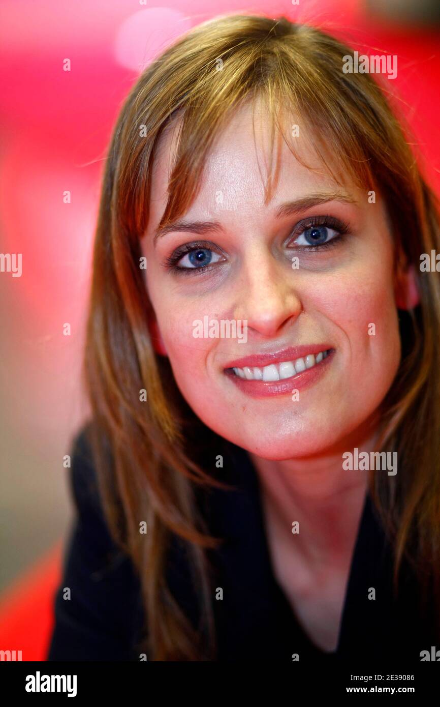 French actress Julie Bernard arriving for a preview of Dany Boon's ...