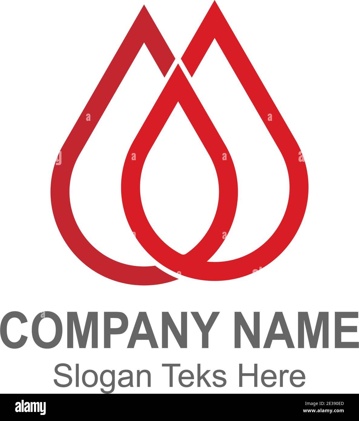 Blood logo icon design vector illustration template Stock Vector Image ...