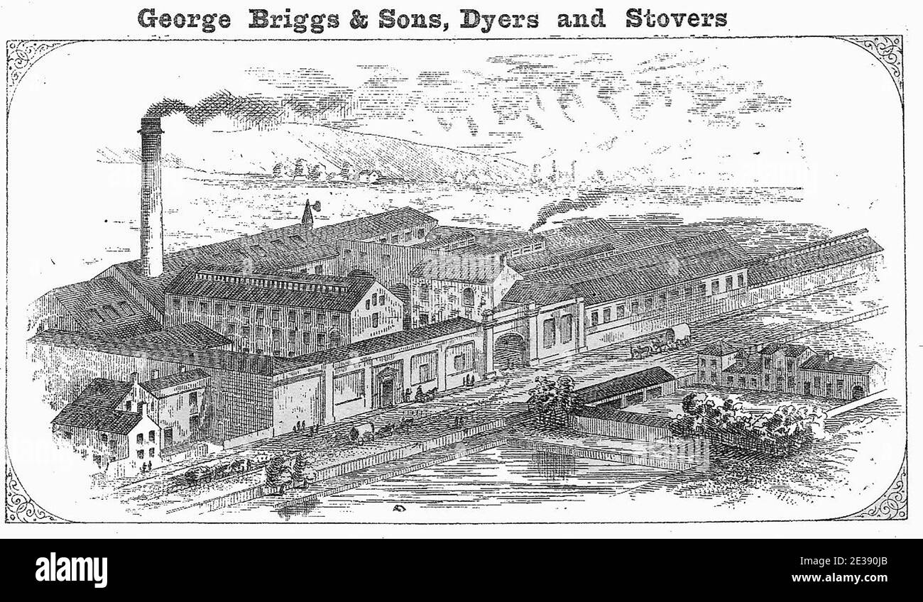 GEORGE BRIGGS & SONS, DYERS AND STOVERS, RAWFOLDS, CLECKHEATON ...