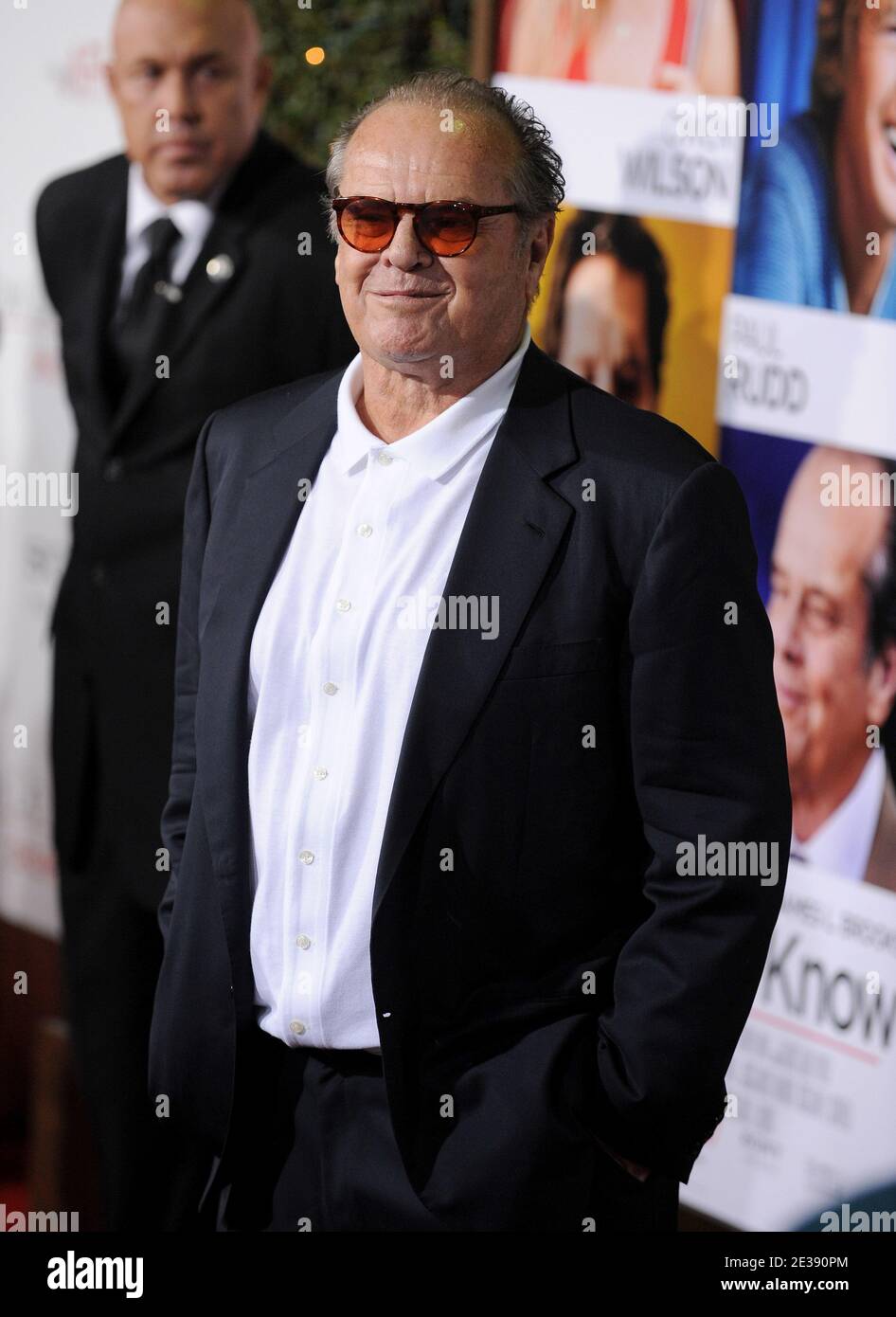 Jack Nicholson arriving for the premiere of Columbia Pictures' 'How Do ...