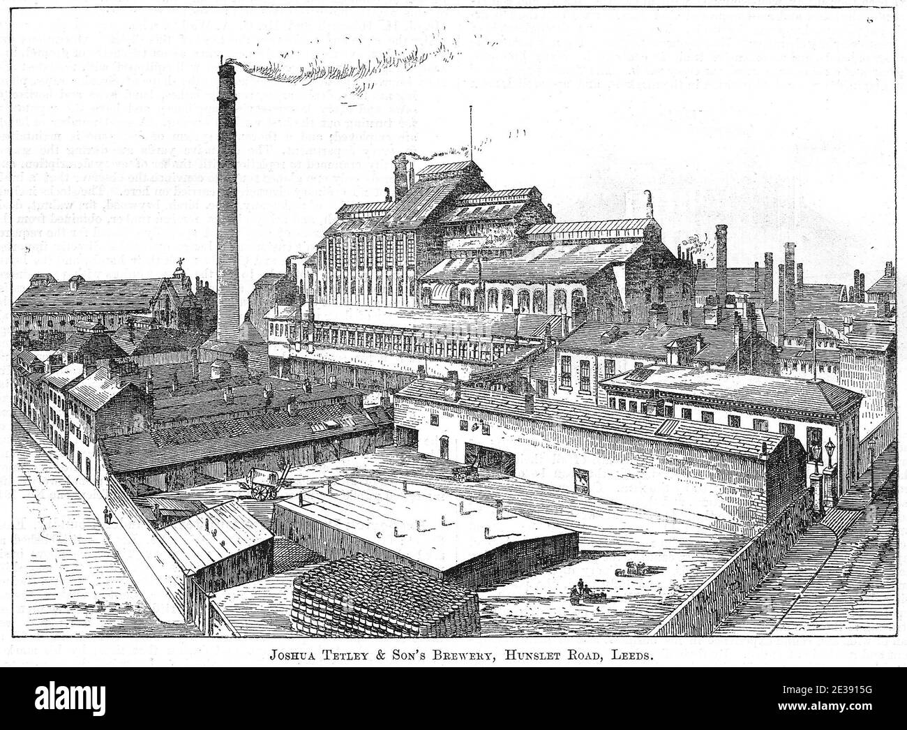 JOSHUA TETLEY & SON, THE BREWERY, HUNSLET ROAD, LEEDS, Yorkshire, UK ...