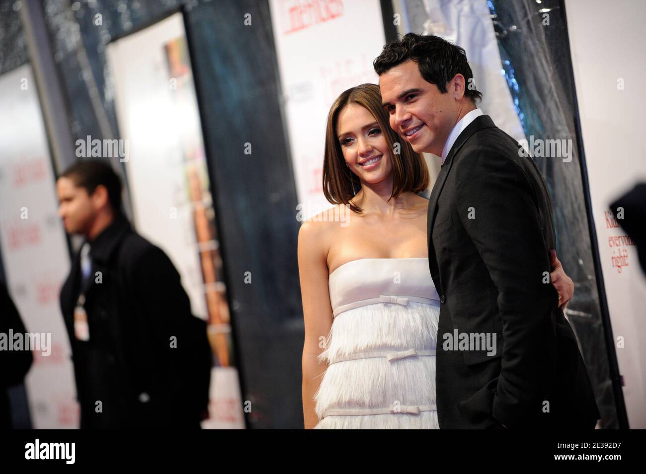 Jessica Alba and his boyfriend attend the world premiere of 'Little ...