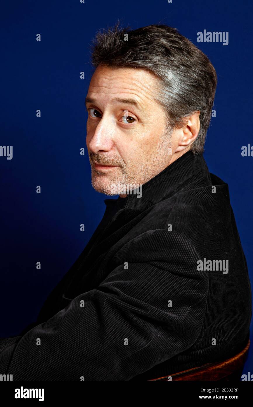 Antoine De Caunes poses in Paris, France on December 2010. Photo by VIM ...