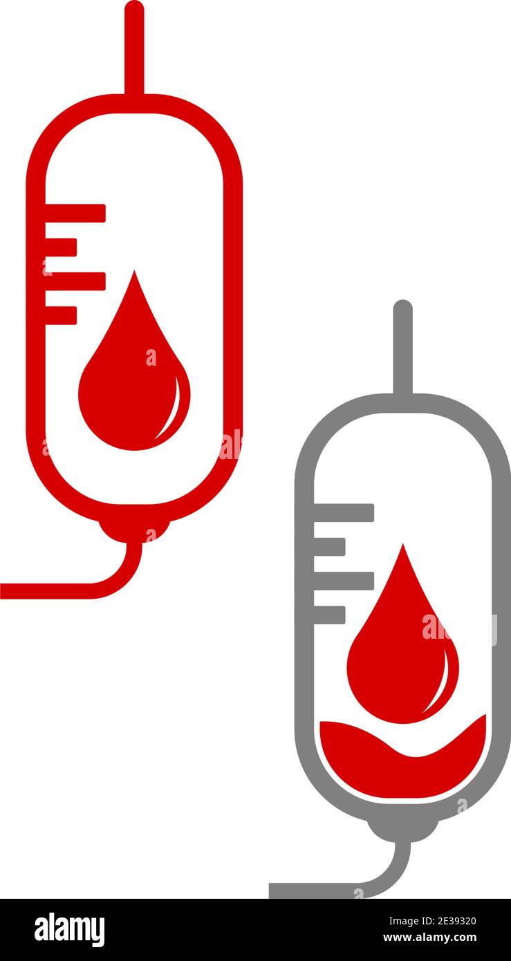Blood donation pictogram blood red hi-res stock photography and images ...