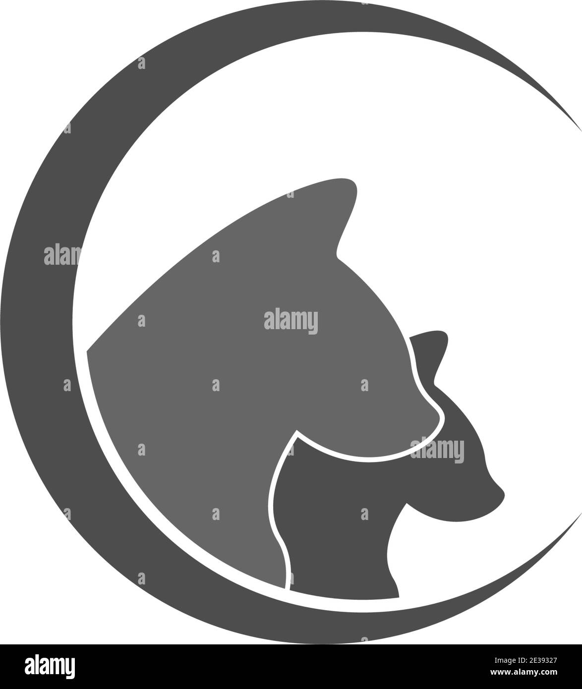 Cat icon logo design illustration vector template Stock Vector Image ...