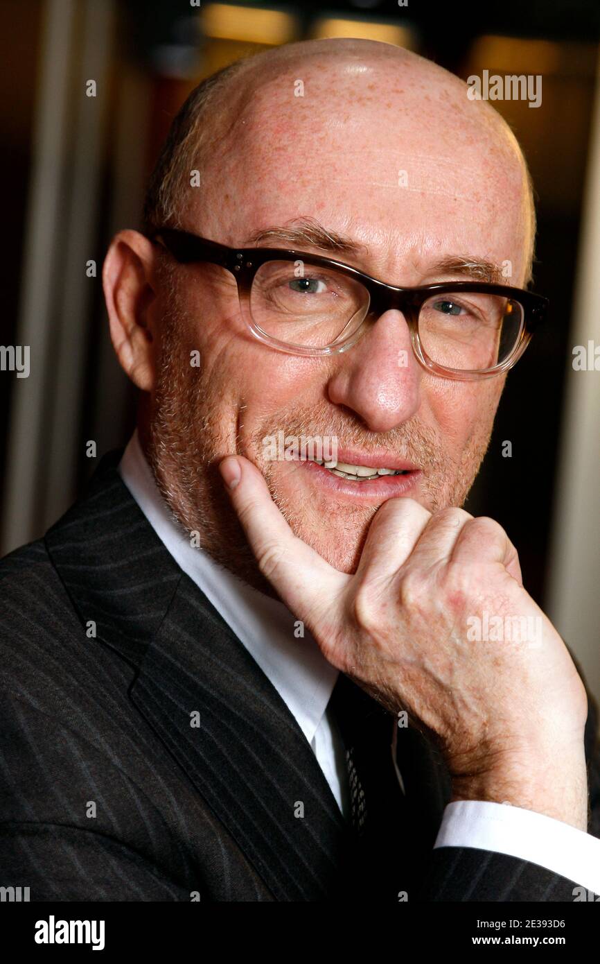 French Lawyer, president of the LICRA, Alain Jakubowicz pose during a ...