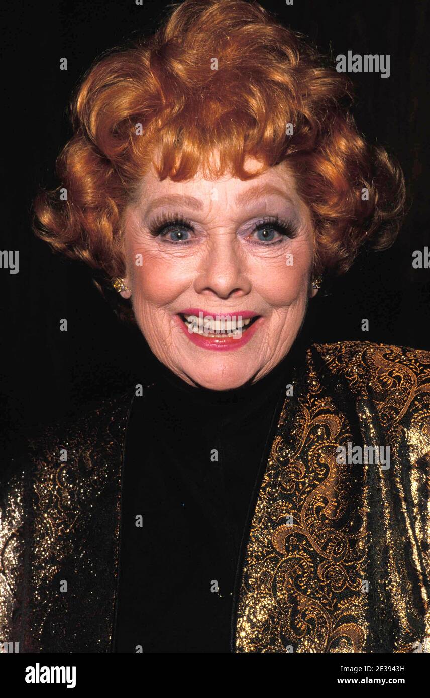 Lucille Ball 1988 Credit: Ralph Dominguez/MediaPunch Stock Photo - Alamy