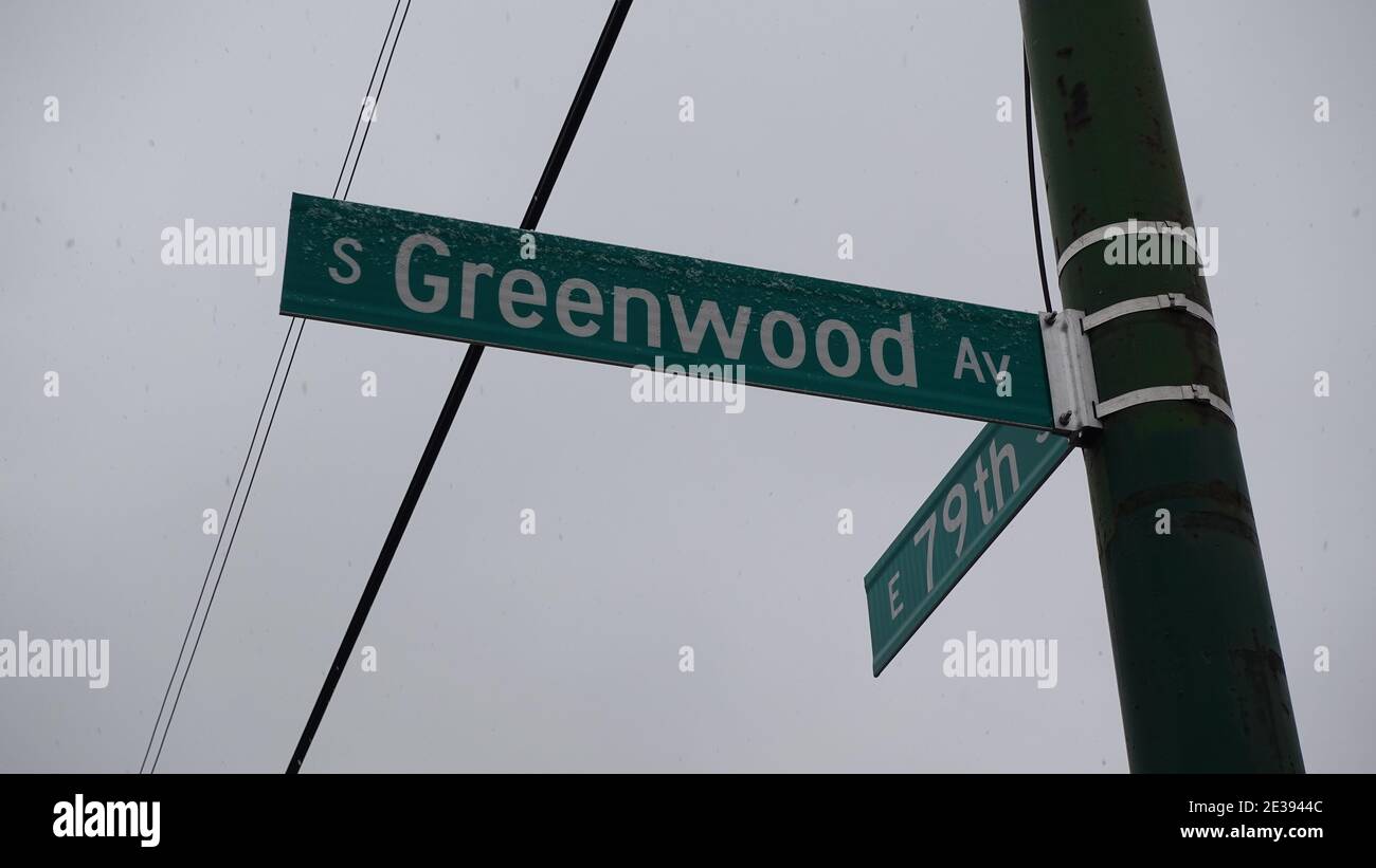 Greenwood & 79th Stock Photo - Alamy