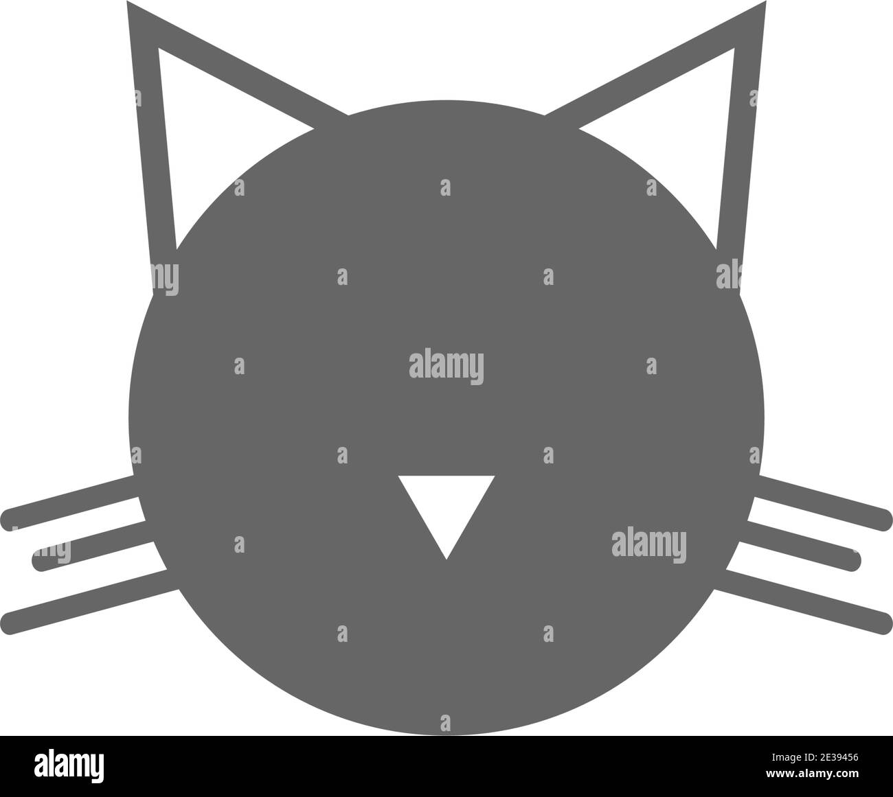 Cat icon logo design illustration vector template Stock Vector Image ...