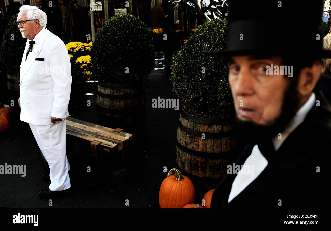 Impressionators of two Historic Kentucky figures Colonel Sanders (KFC ...