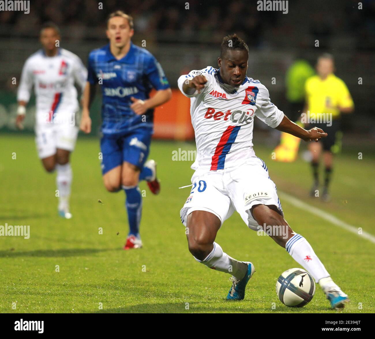 Lyon's Aly Cissokho during the French First League soccer match ...