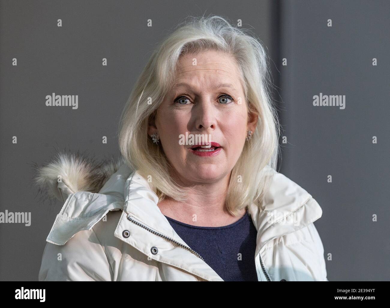 New York, United States. 17th Jan, 2021. U. S. Senator Kirsten ...