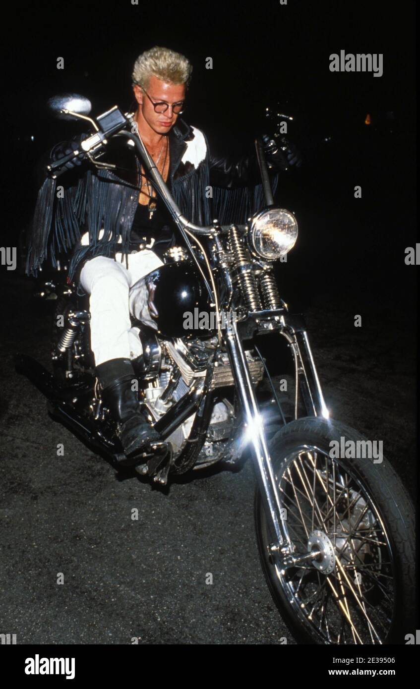 Billy Idol 1987 Credit: Ralph Dominguez/MediaPunch Stock Photo - Alamy