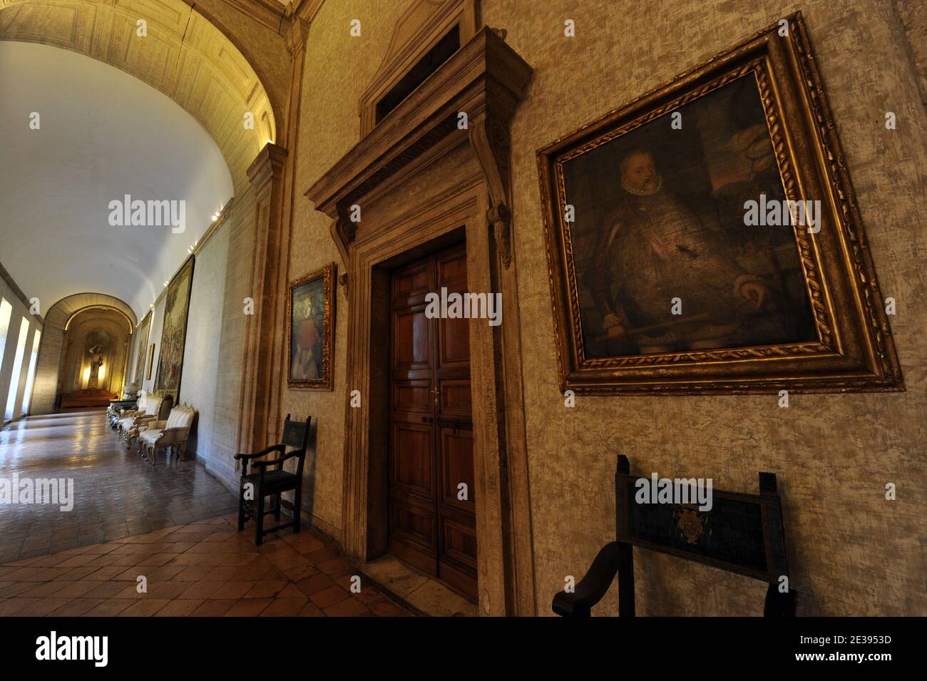 The gallery pictured at Palazzo Farnese in Rome, Italy on December 2010 ...