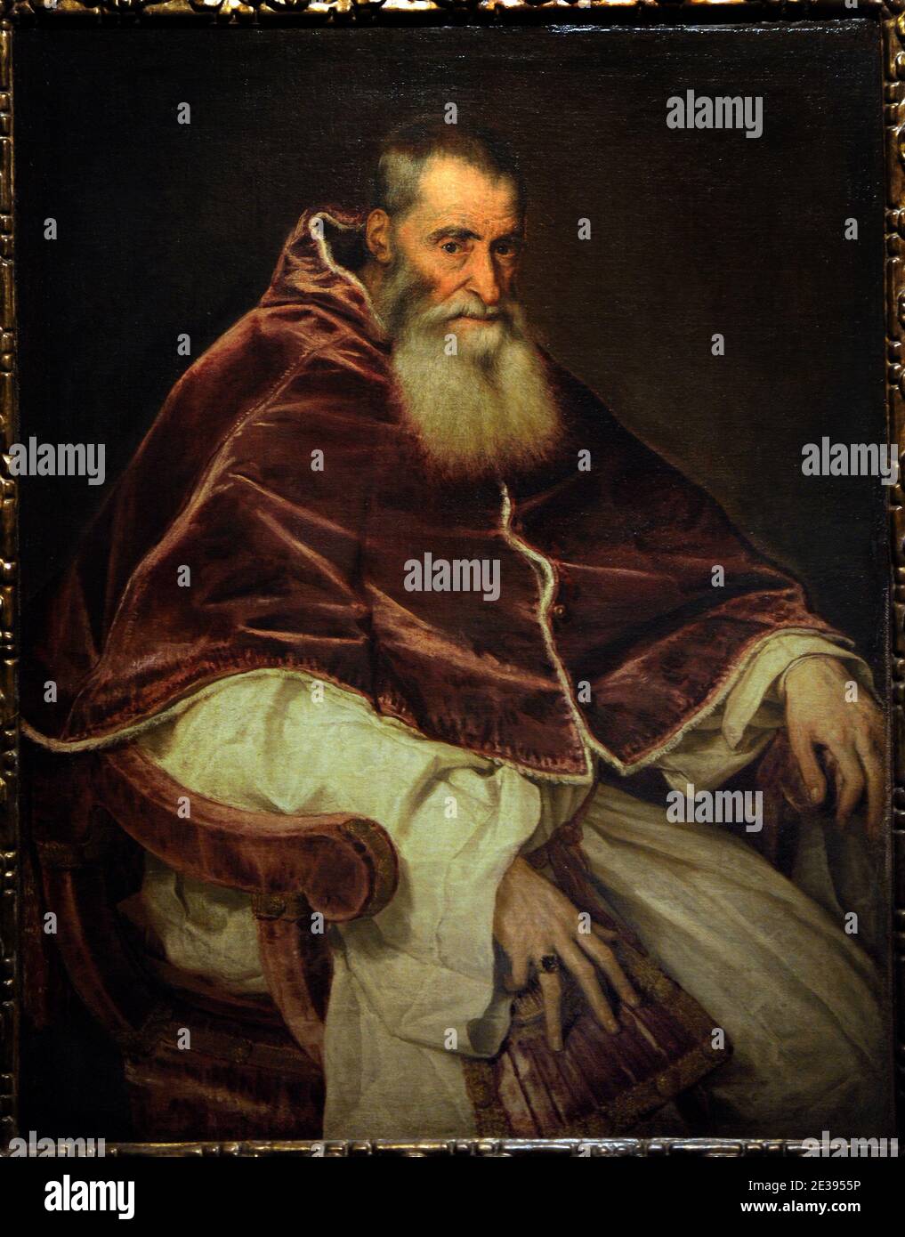 Portrait of pope paul iii titian hi-res stock photography and images ...