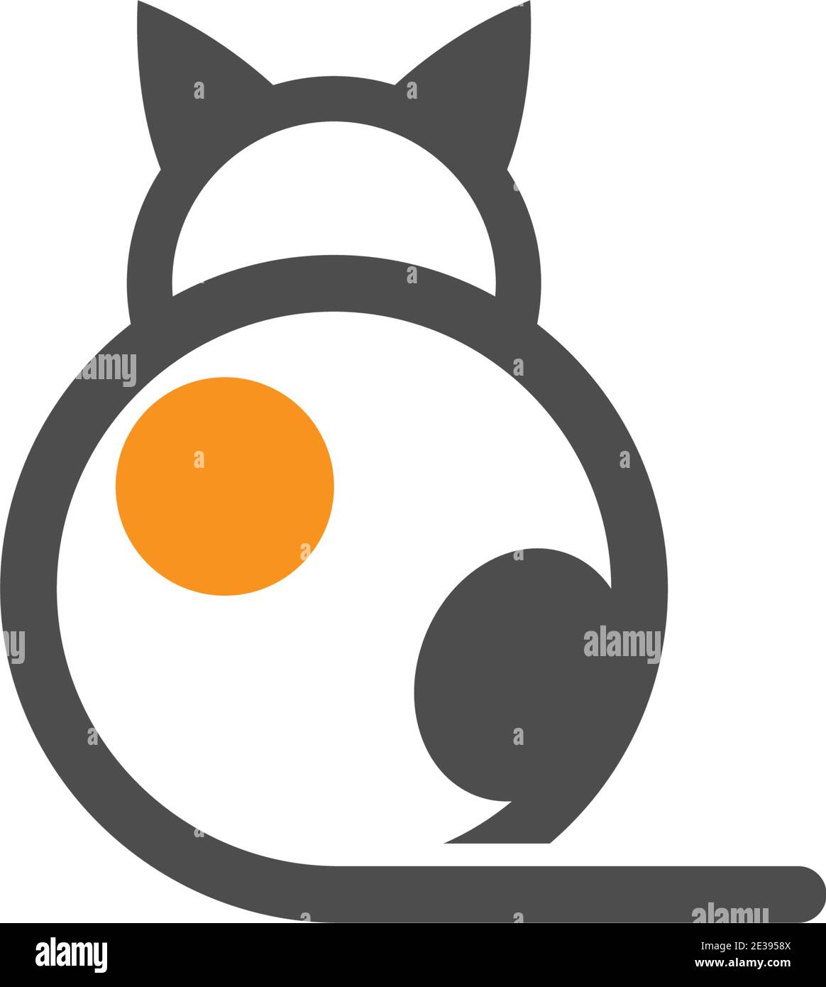 Cat icon logo design illustration vector template Stock Vector Image ...
