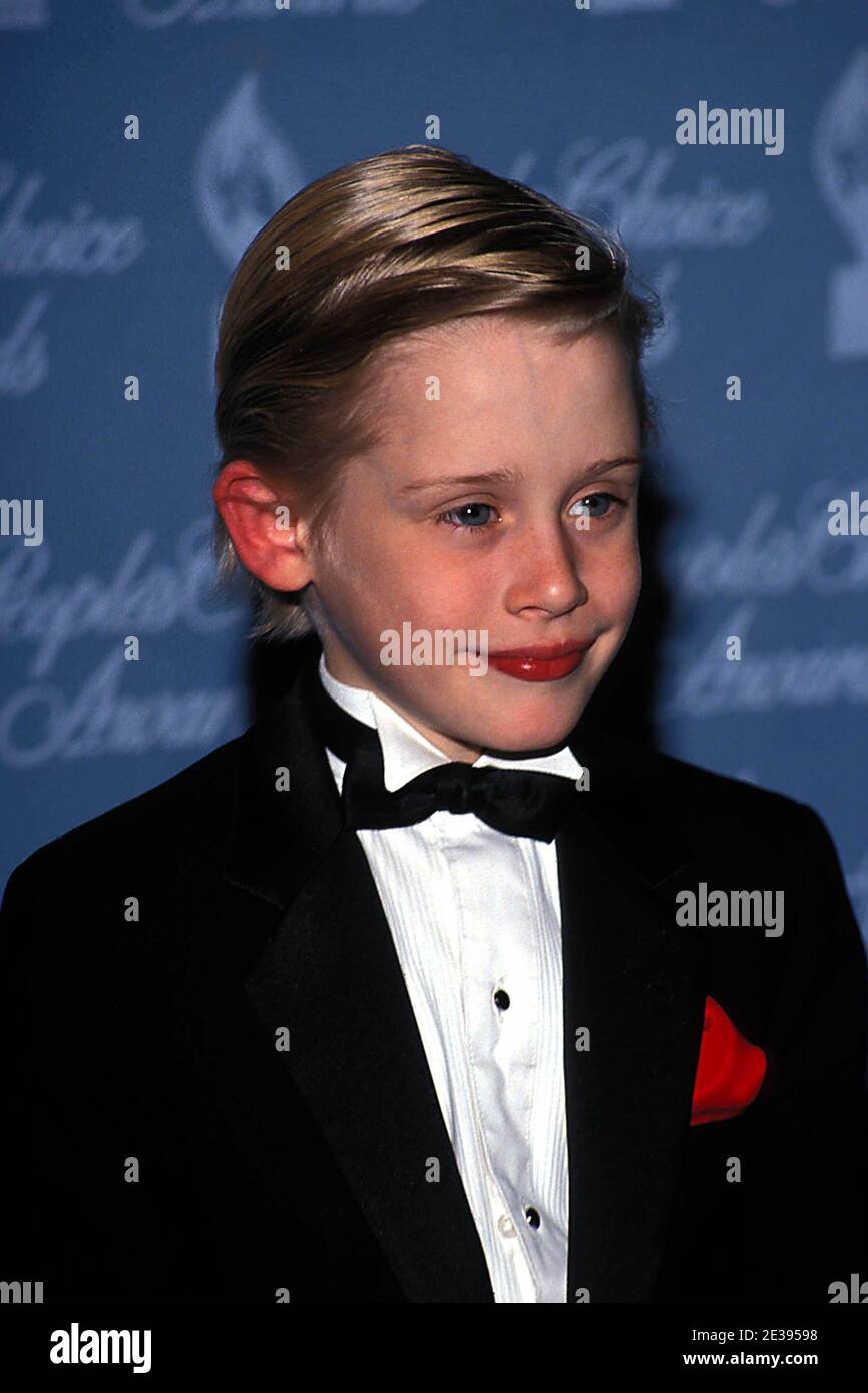 Macaulay Culkin at the 1991 People's Choice Awards Credit: Ralph ...