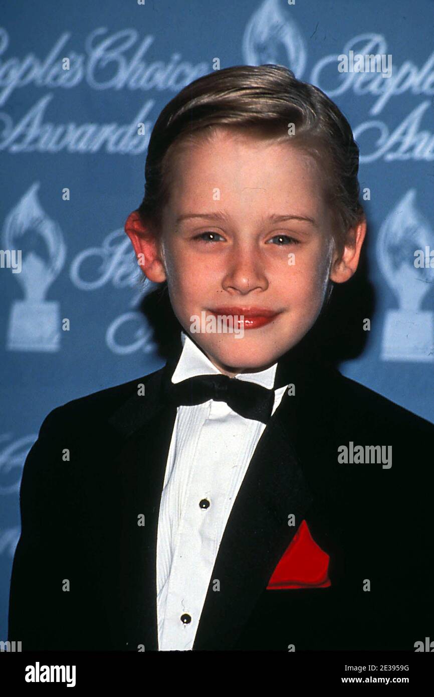 Macaulay Culkin at the 1991 People's Choice Awards Credit: Ralph ...