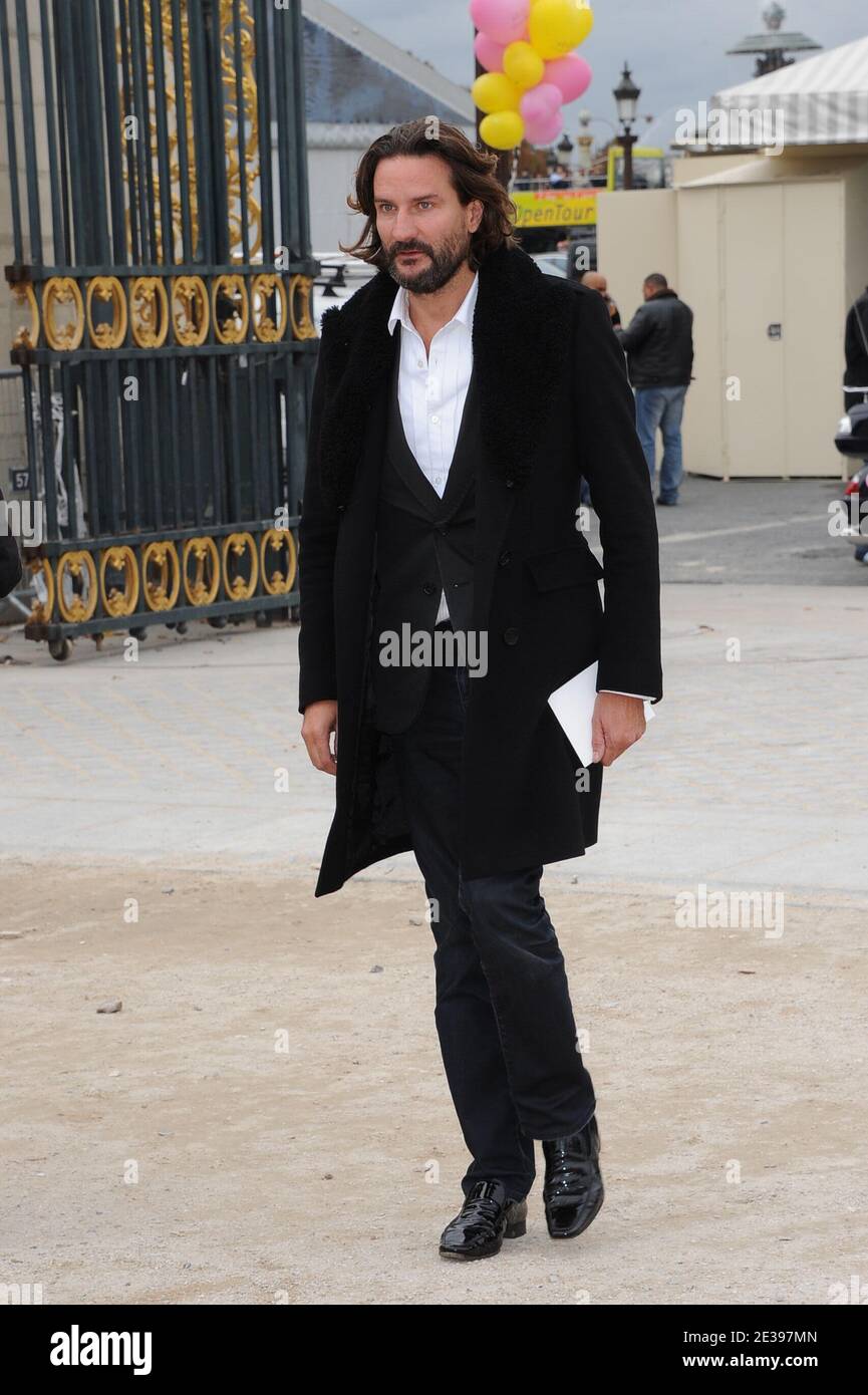 Frederic Beigbeder arriving for the Christian Dior fashion show as part ...