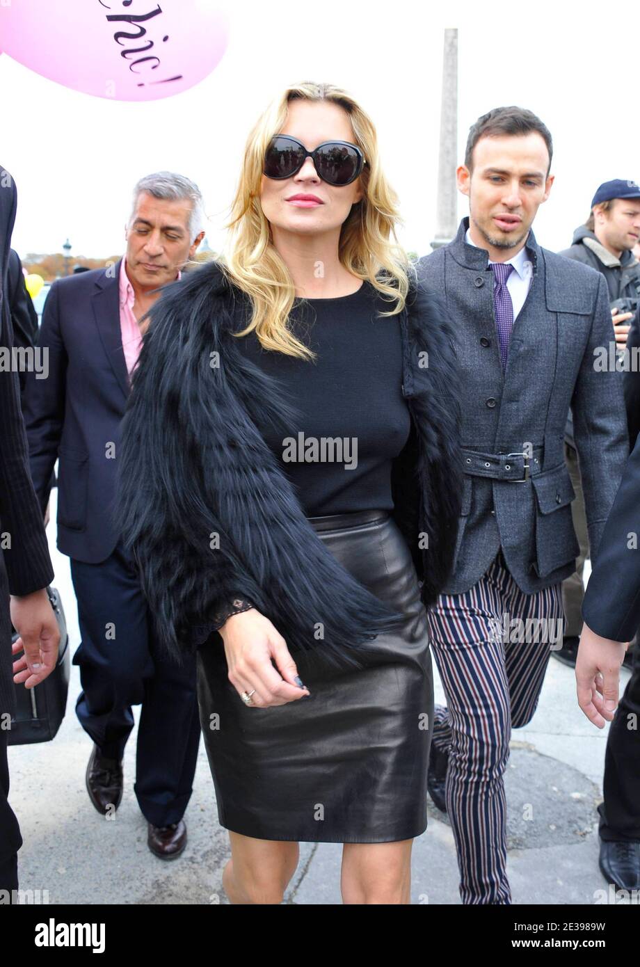Kate Moss and Alexis Roche makes a little show on her own, as she ...