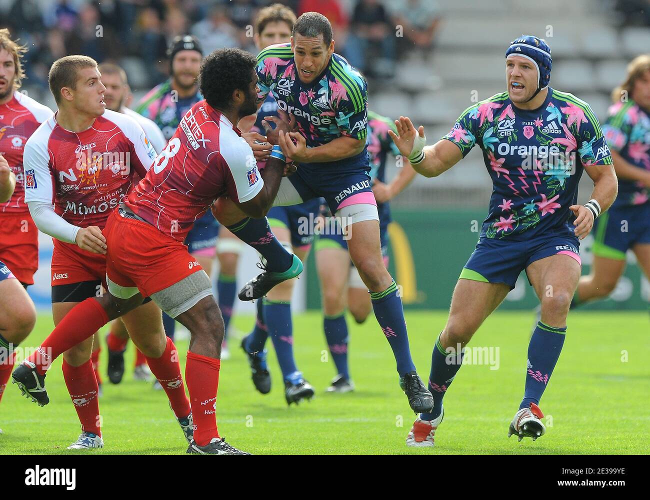 Stade Francais' Julien Arias during the French Top 14 rugby match ...