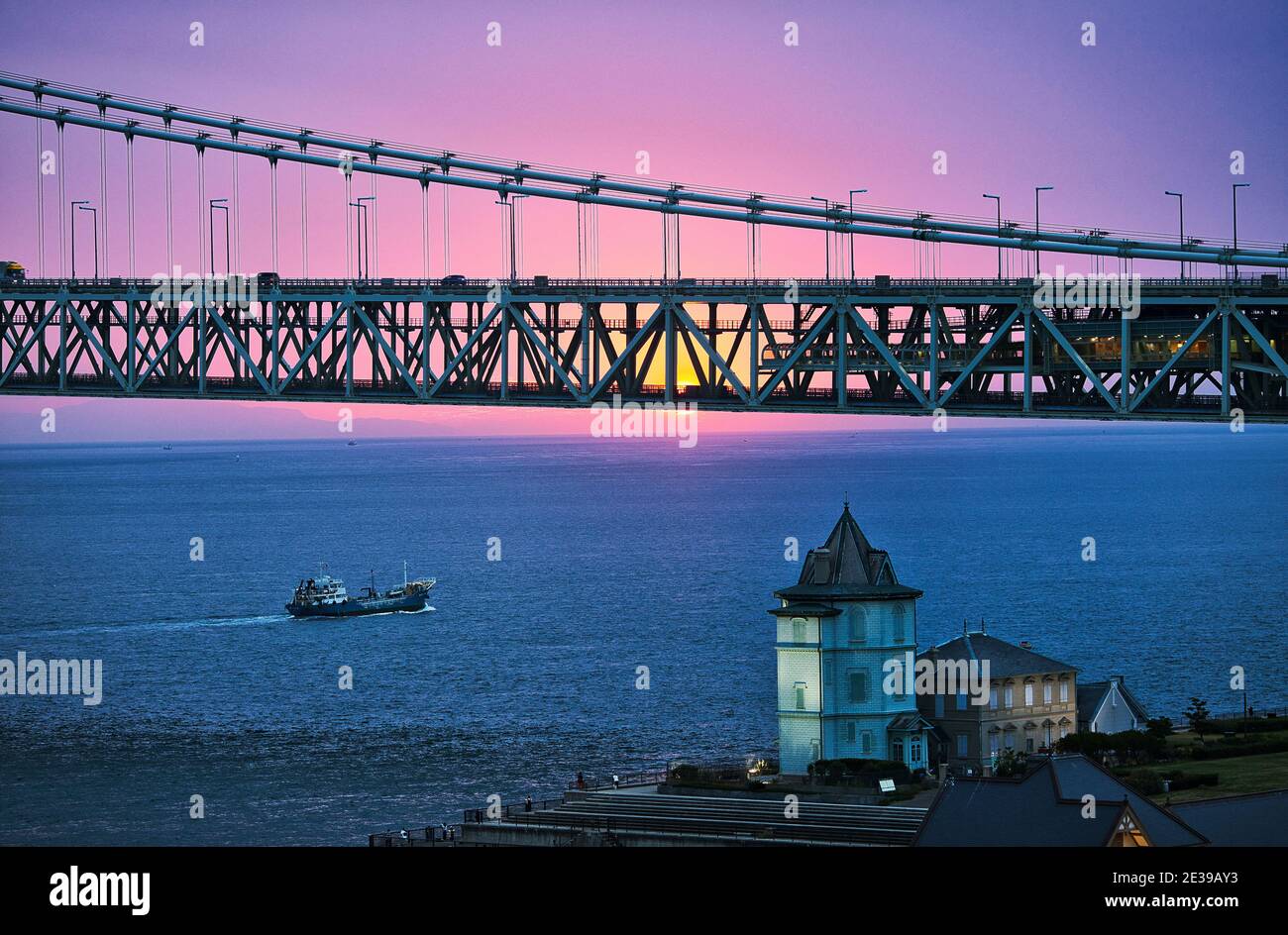 Akashi suspension bridge hi-res stock photography and images - Alamy