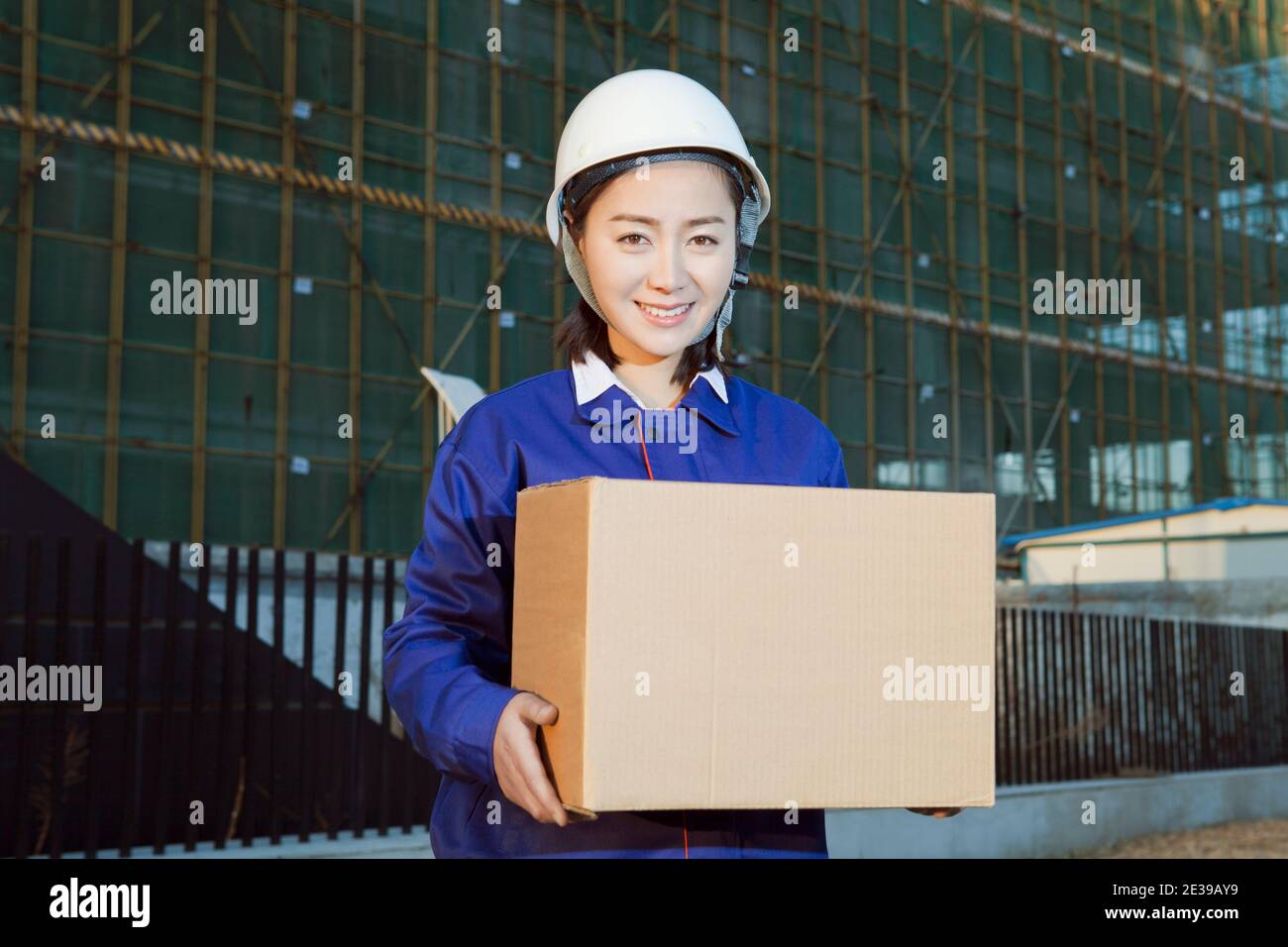 Indian engineer in uniform helmet hi-res stock photography and images ...