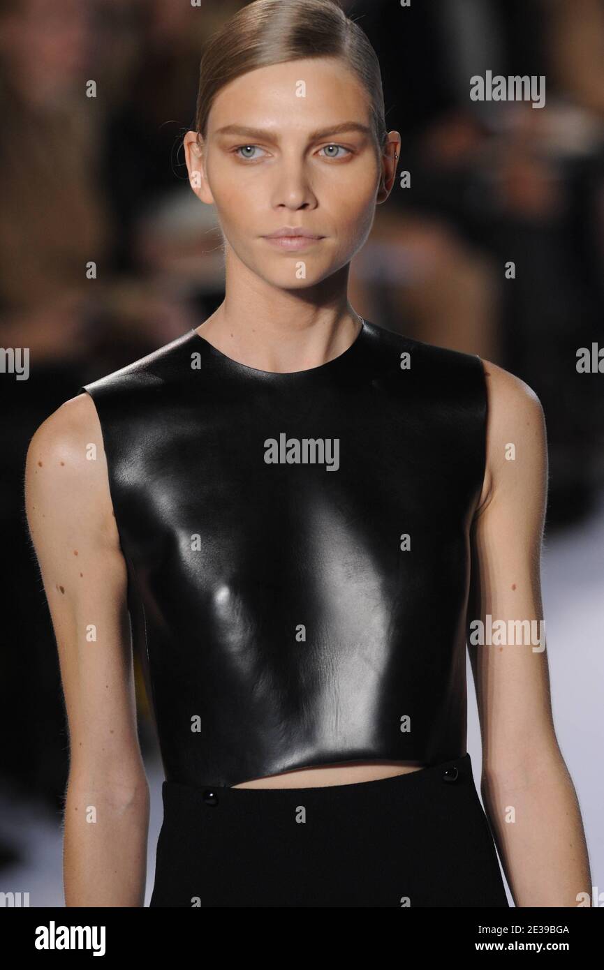 A model displays a creation by designer Hannah Mc Gibbon for Chloe ...