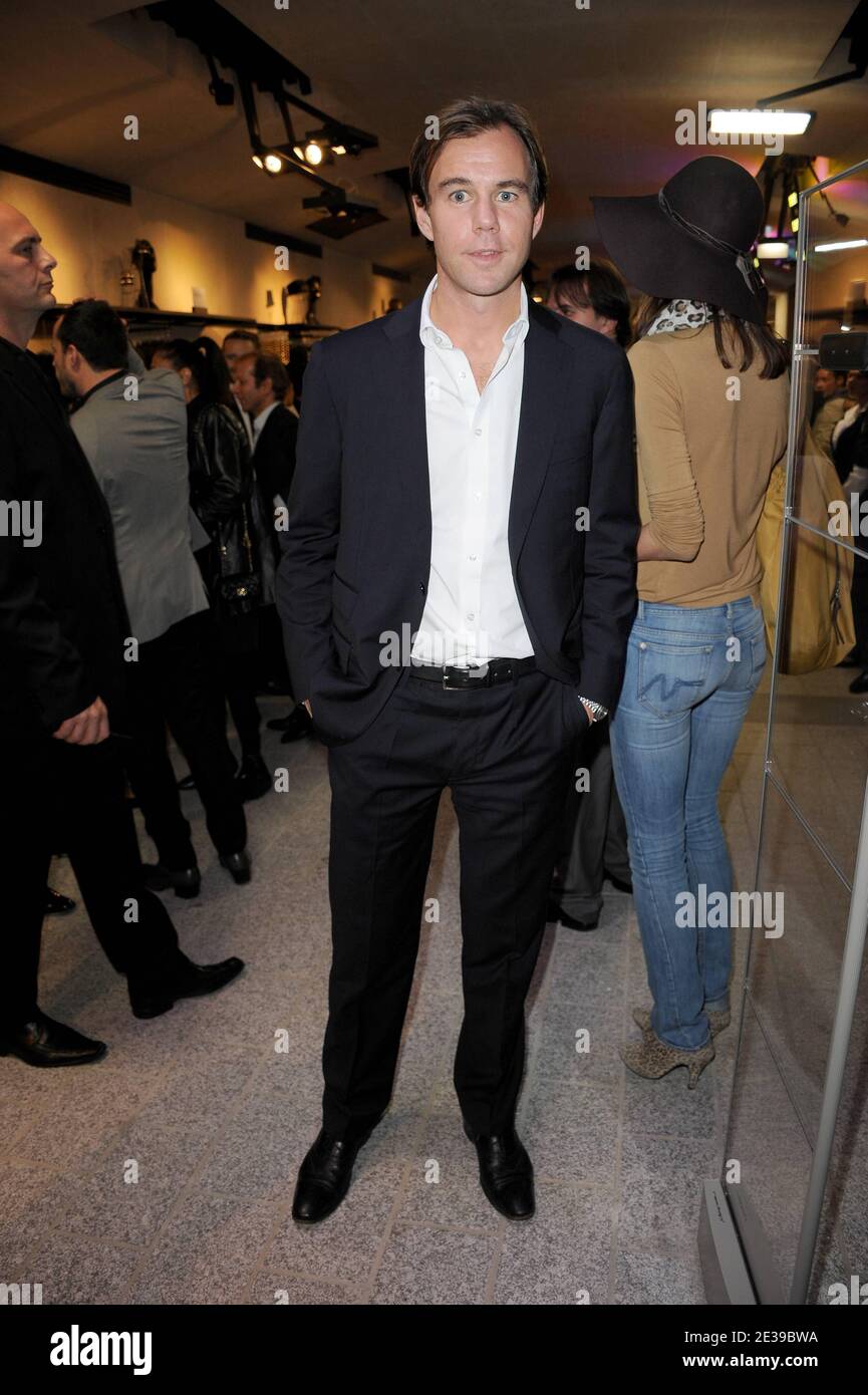 Karl-Johan Persson attending the H&M Champs Elysees opening during ...