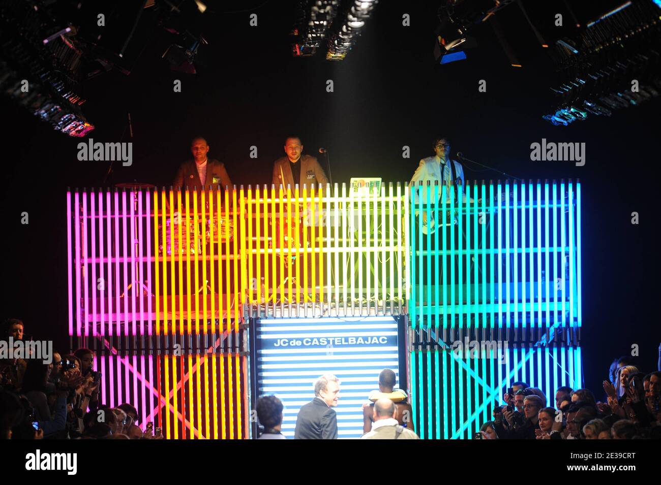 Grup Shoes perfoms during the Jean-Charles de Castelbajac spring-summer ...