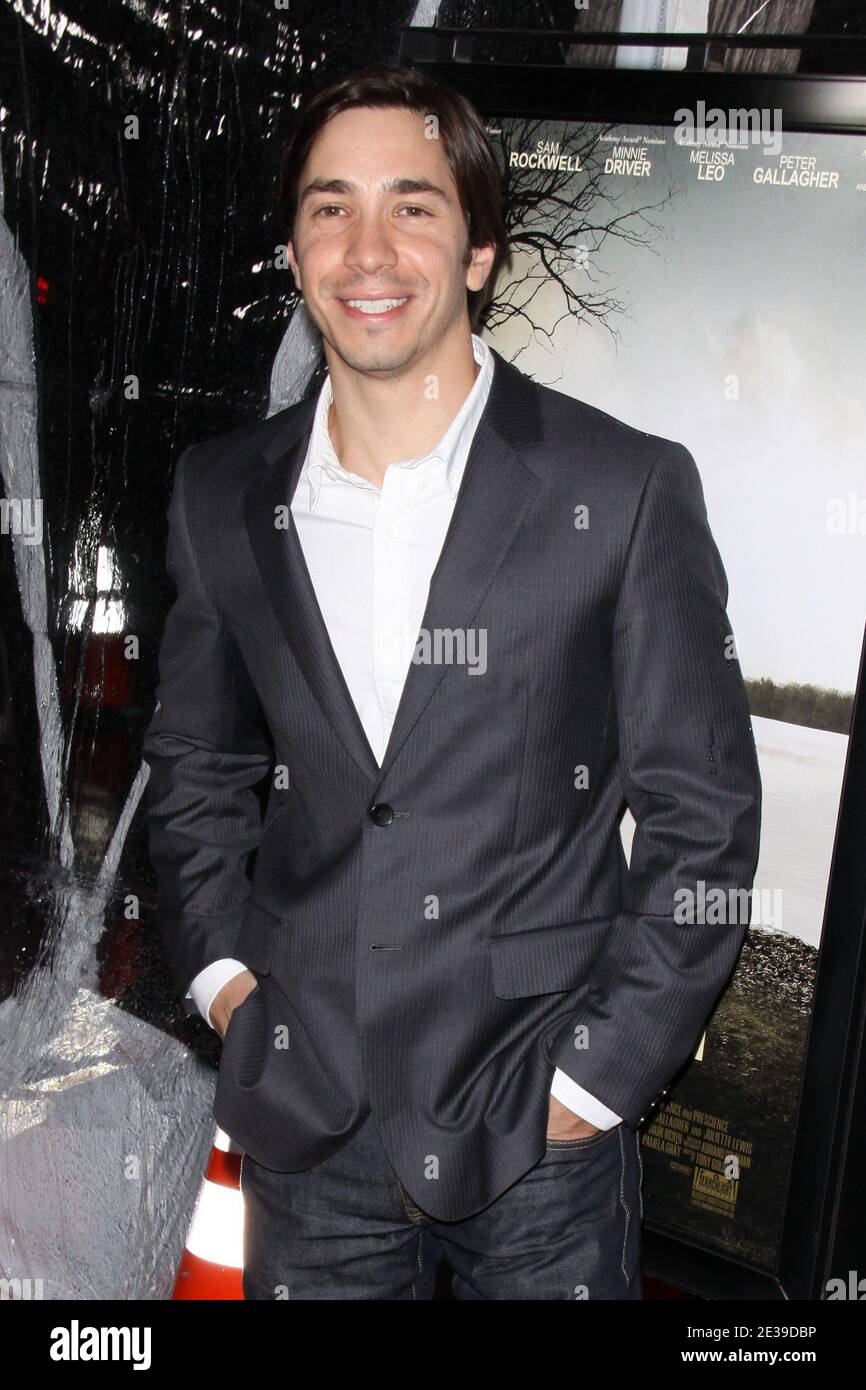"Justin Long arriving for the ""Conviction"" premiere held at AMPAS ...