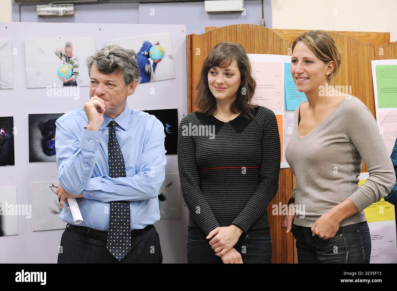 French sailor Maud Fontenoy, actress Marion Cotillard and French ...