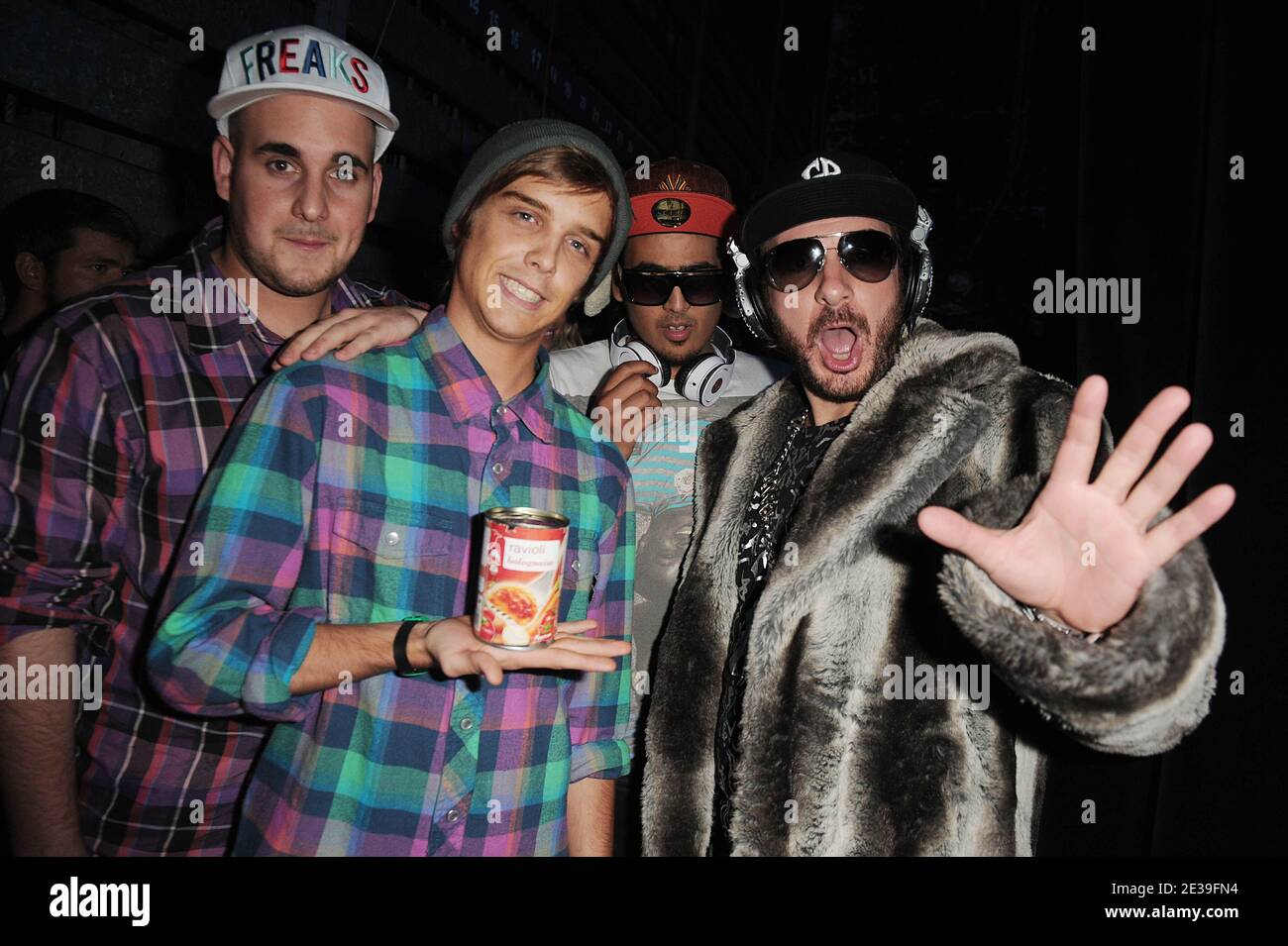 EXCLUSIVE - Michael Youn and PZK Vitaa during 17th annual 'Faire Face ...