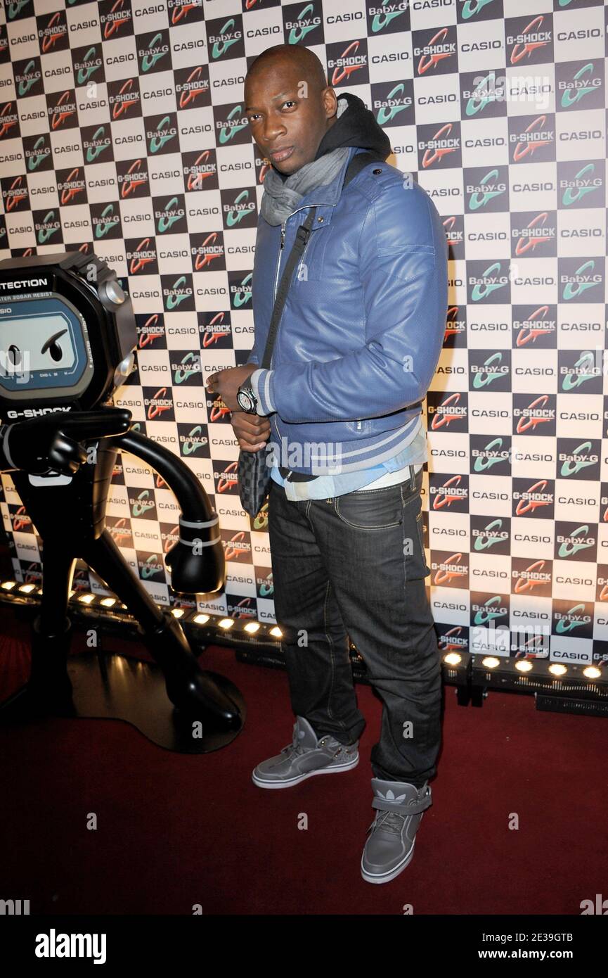 Singuila attending the G-Shock Casio party held at the 15/15 in Paris ...