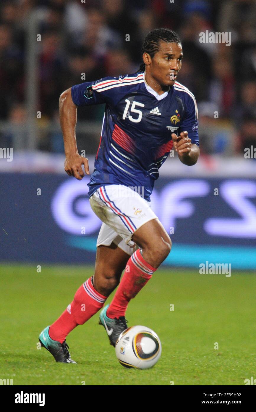 France's Florent Malouda during the Euro 2012 qualifying soccer match ...