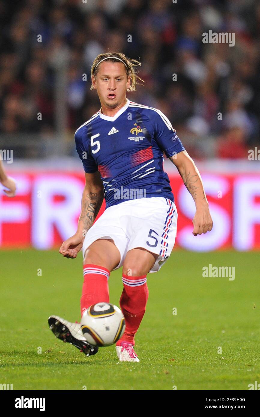 France's Philippe Mexes during the Euro 2012 qualifying soccer match ...