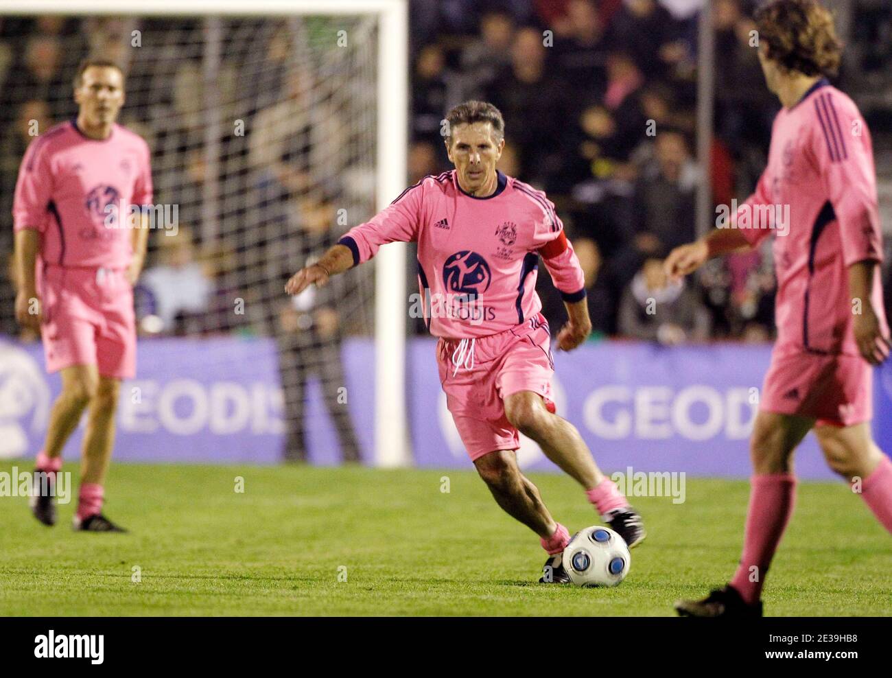 Olympique Lyonnais Football coach Claude Puel during a Charity Soccer ...