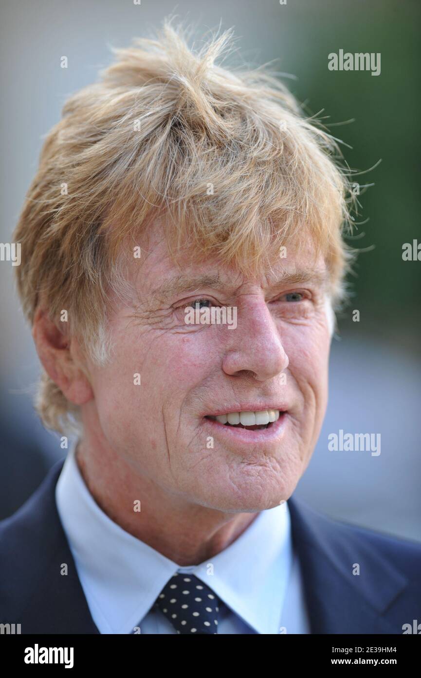 US director and actor Robert Redford arrives at the Elysee Palace in ...