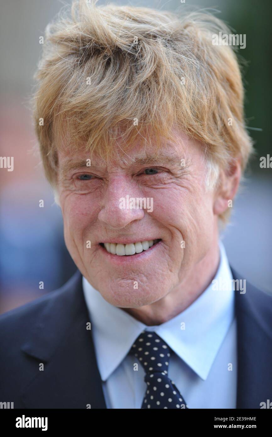 US director and actor Robert Redford arrives at the Elysee Palace in ...