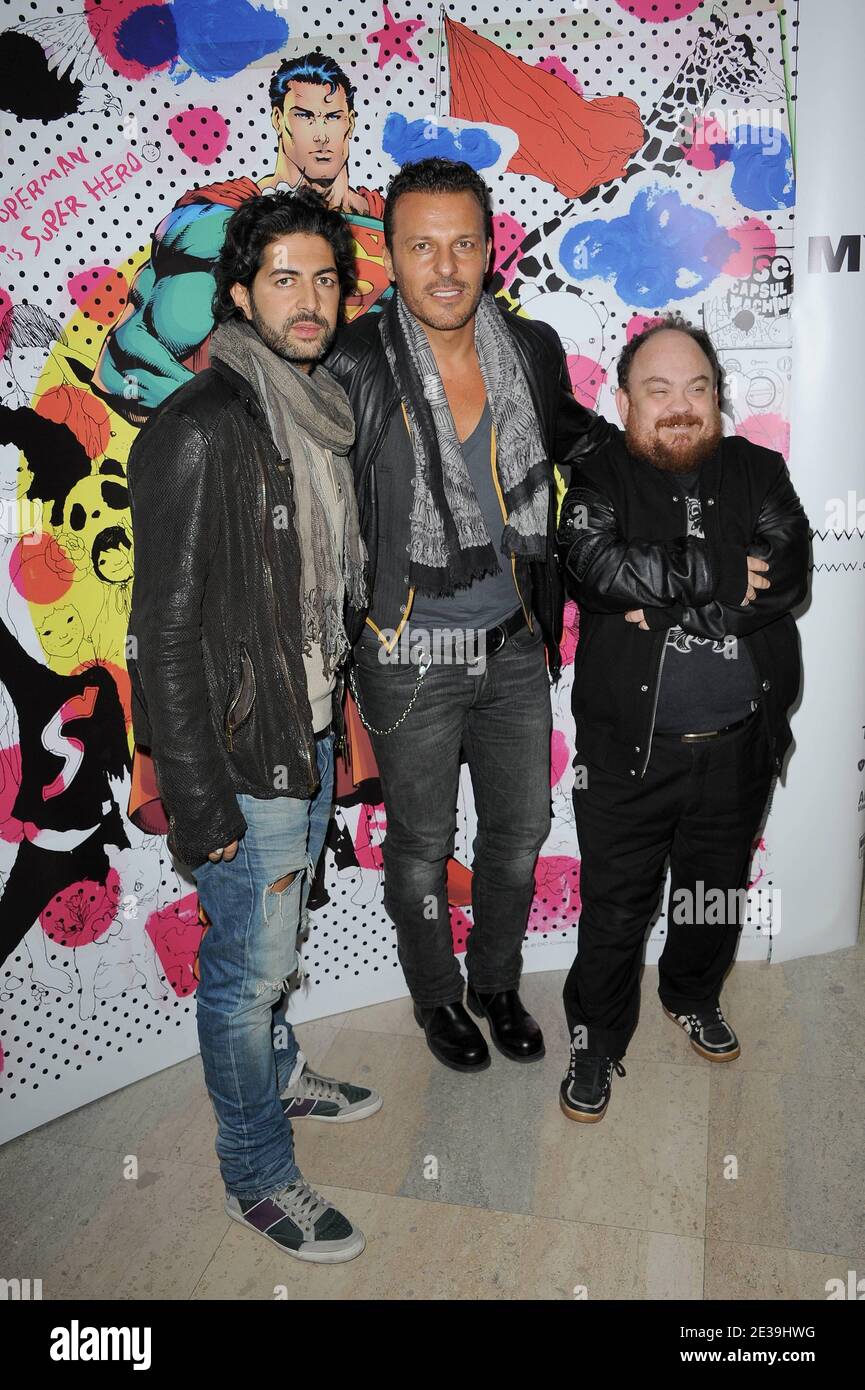 Jean Roch and friends attending the opening of 'My Face and Warner Bros ...