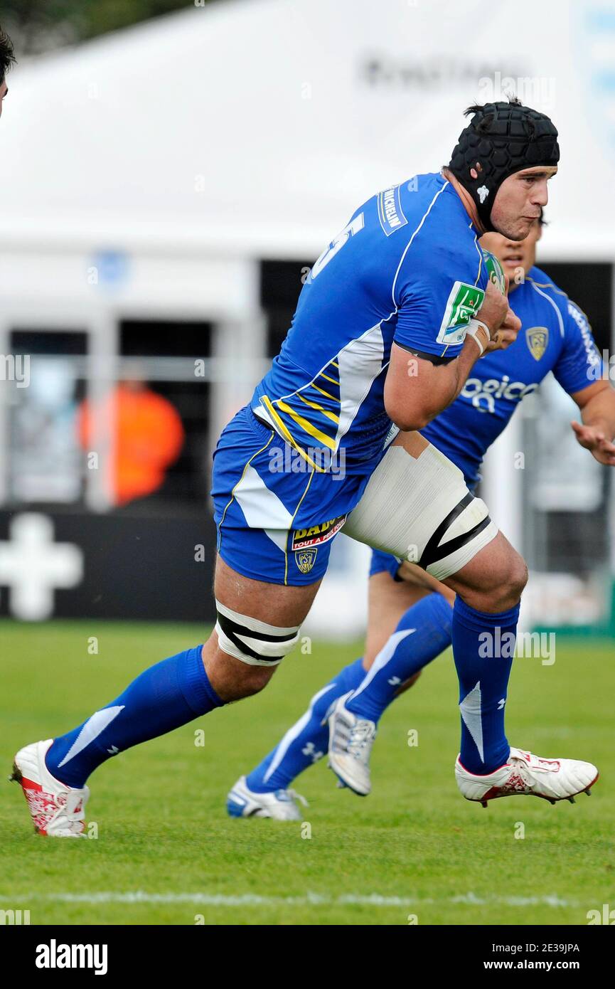 Clermont's Loic Jacquet during the H Cup rugby match, Racing Metro 92 ...