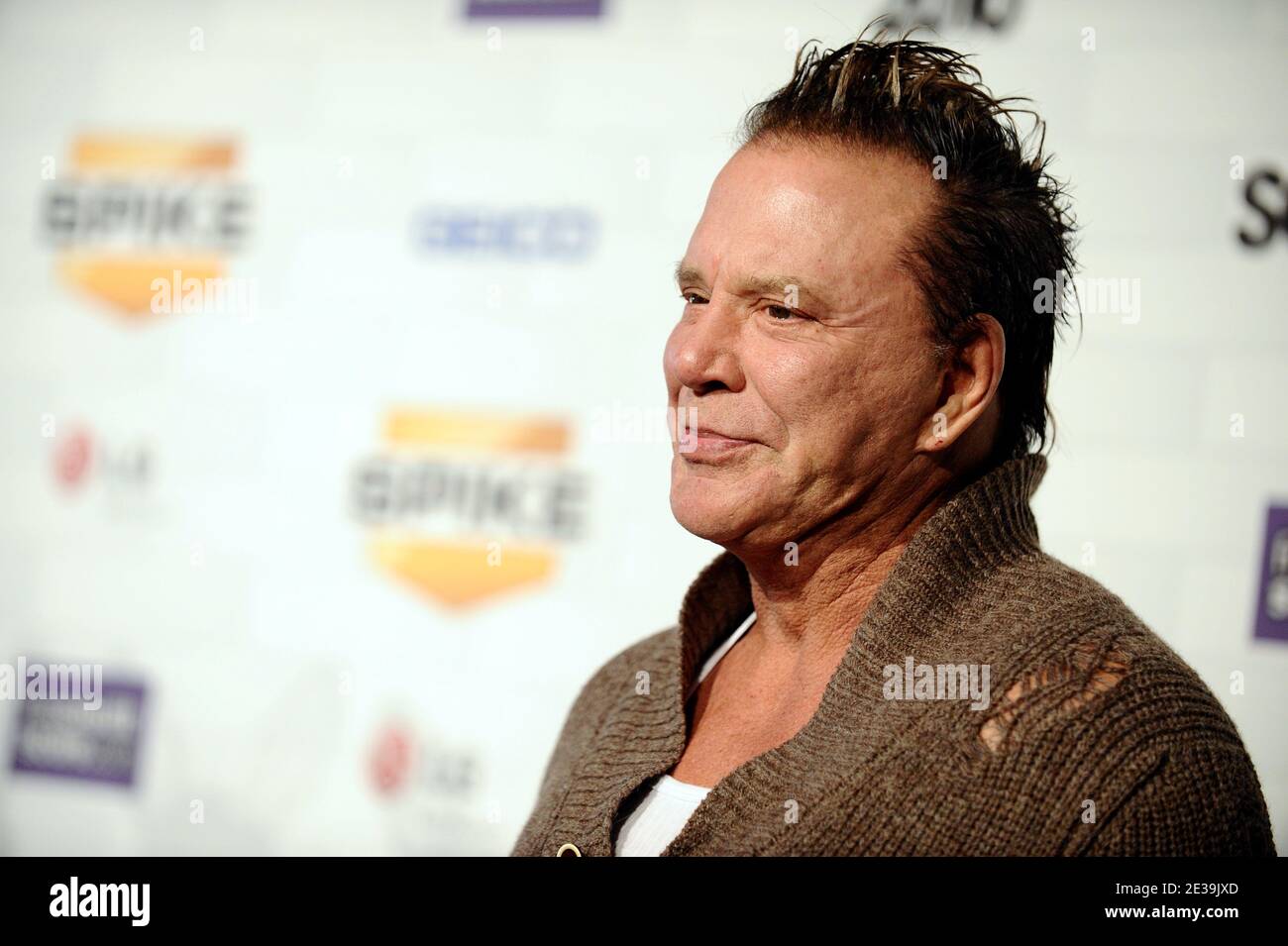 Mickey Rourke attends Spike TV's 'Scream 2010' held at The Greek ...