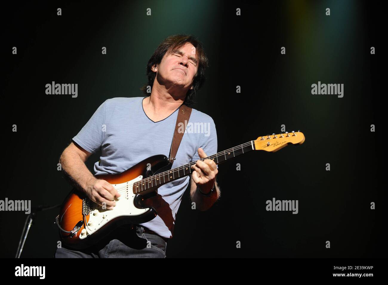 Carl Verheyen from Supertramp performs onstage at Arena de Geneve in ...