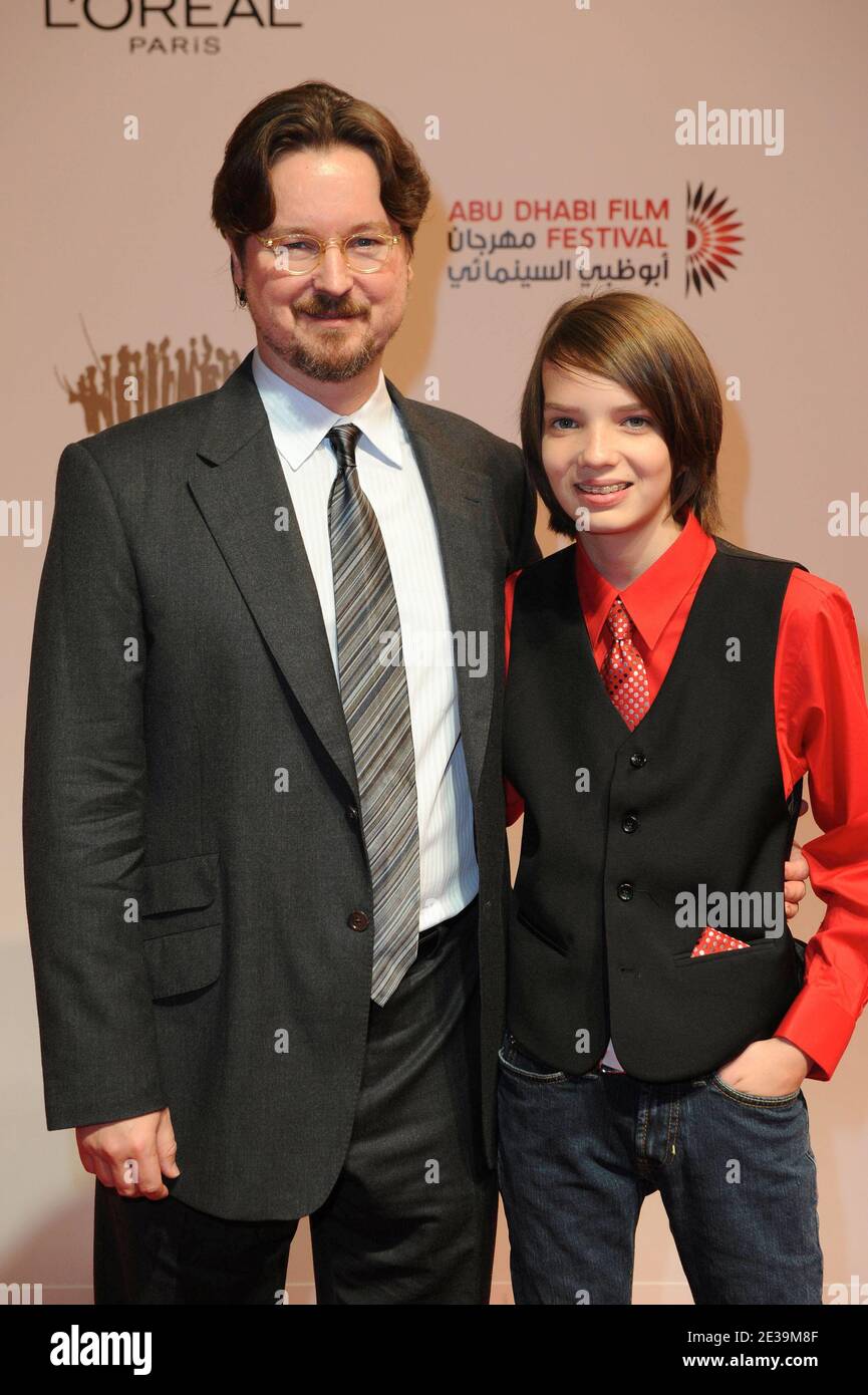 U.S. director Matthew Reeves (L) and actor Kodi Smit-McPhee arrive for ...