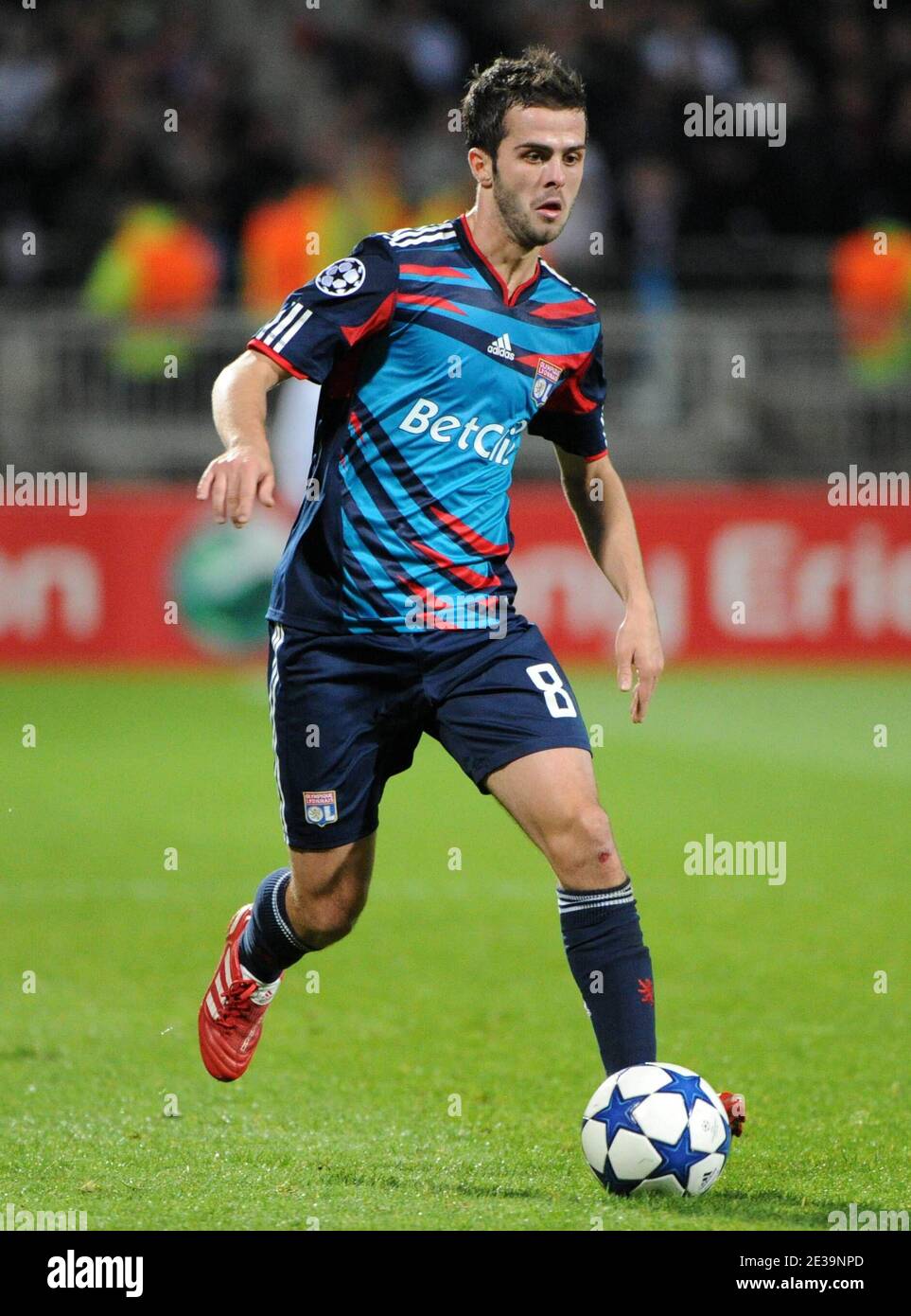 OL's Miralem Pjanic during the UEFA Champions League soccer match ...