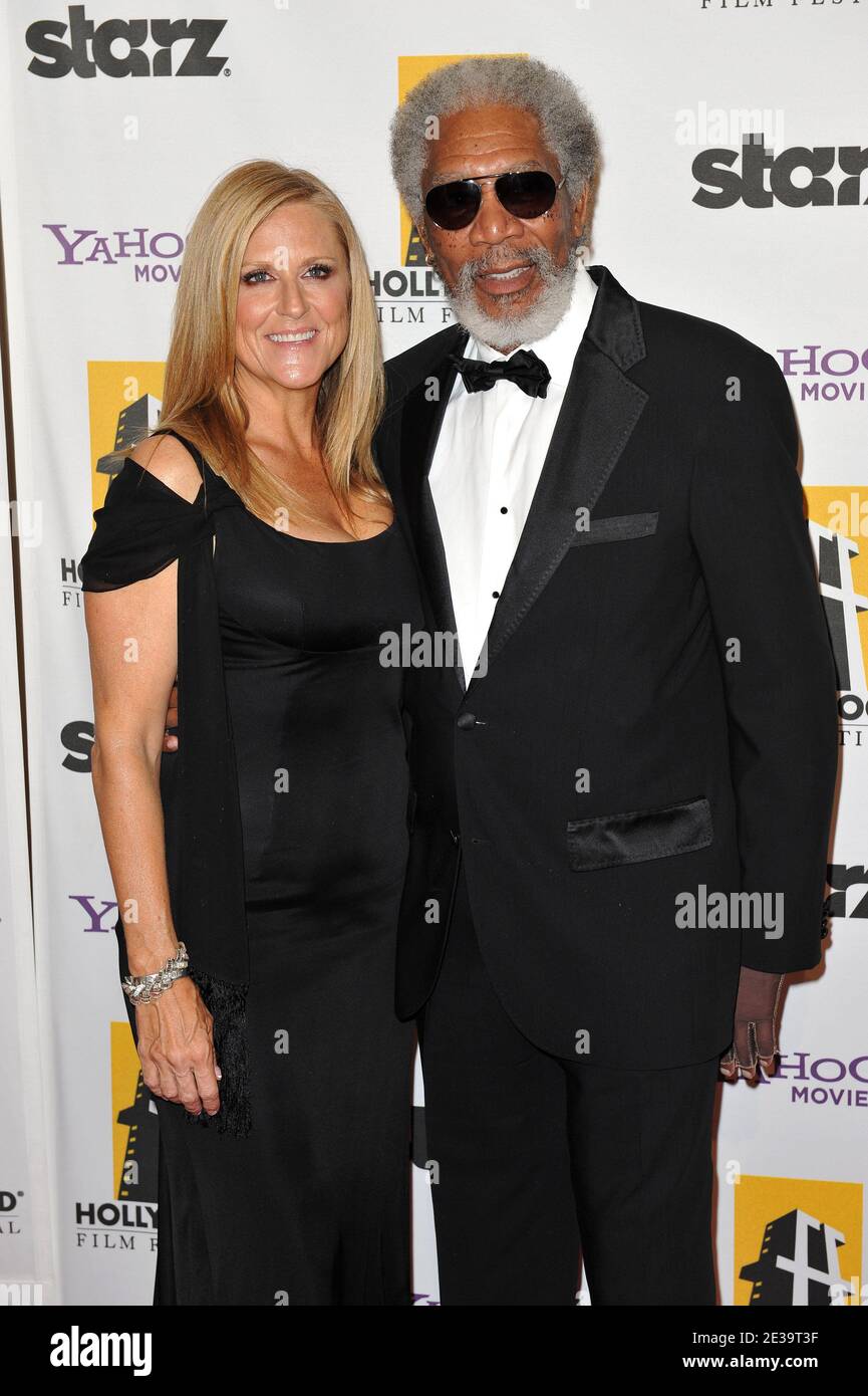 Morgan Freeman arriving for the 14th Annual Hollywood Awards Gala at ...