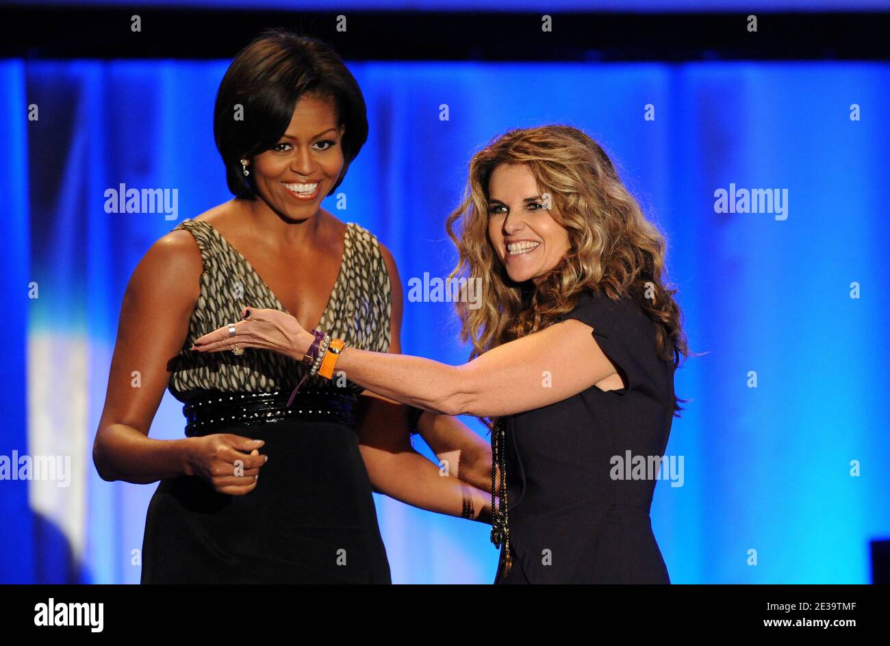 First Lady Michelle Obama and Maria Shriver attend the 2010 Women's ...