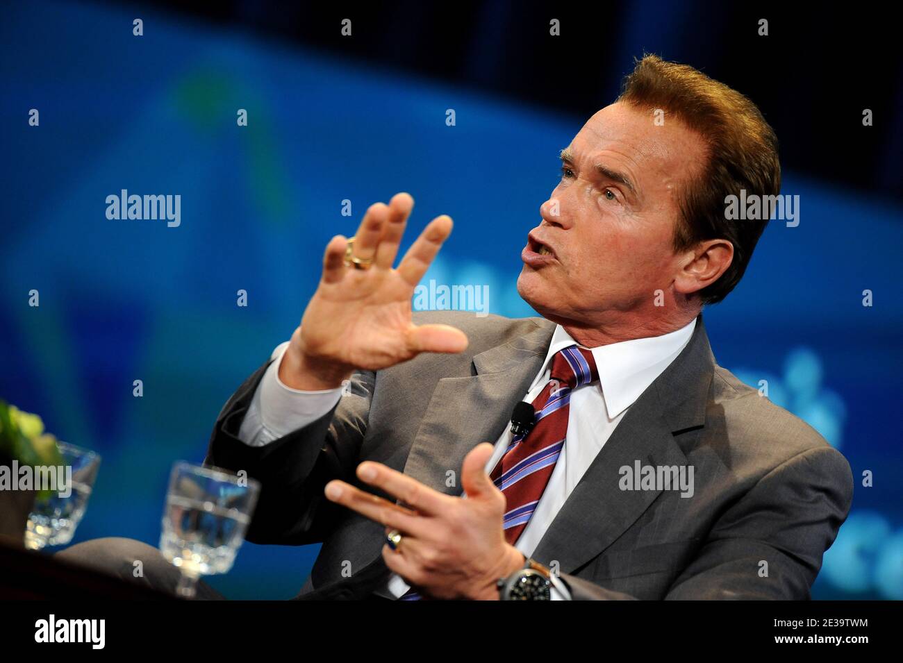 California's Governor Arnold Schwarzenegger attends the 2010 Women's ...