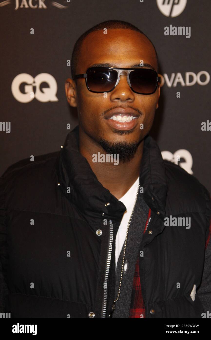 B.o.B. poses before GQ's The Gentlemen's Ball at The Edison Ballroom in ...