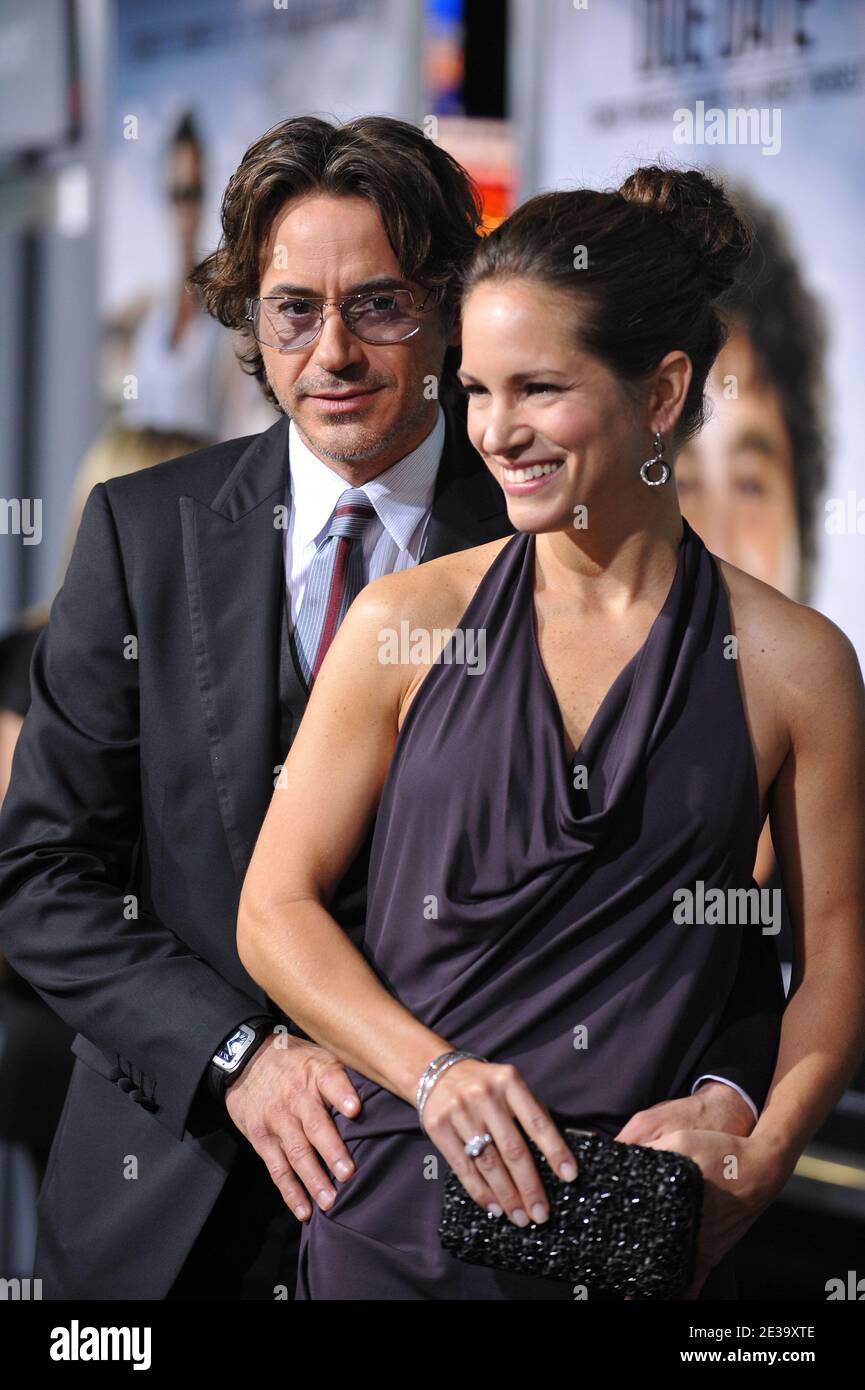 "Robert Downey Jr. and wife Susan Downey attend the premiere of Warner ...